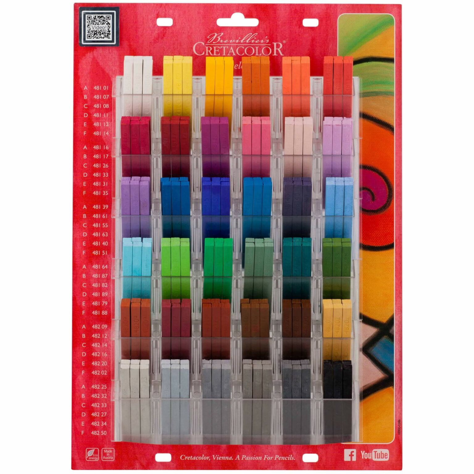 Pastel Crayons PAD Display - Cretacolor