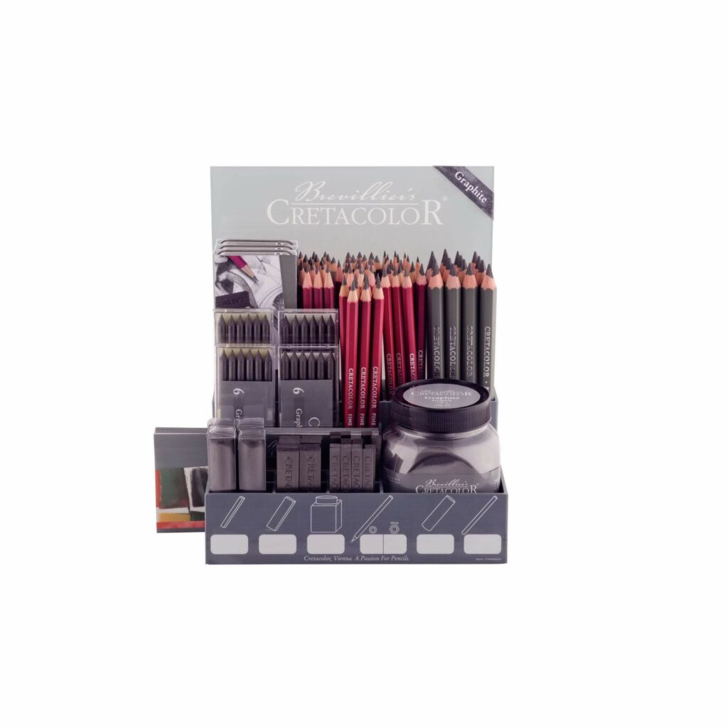 Pocket counter displays - Cretacolor