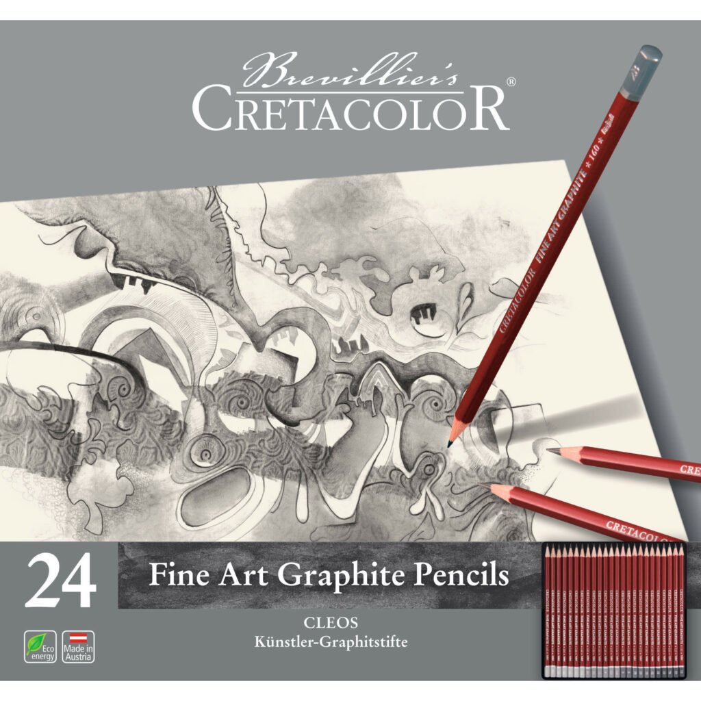 Cleos - Fine Art Graphite Set, 24 pieces - Cretacolor