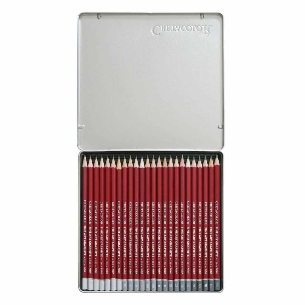 Cleos - Fine Art Graphite Set, 24 pieces - Cretacolor