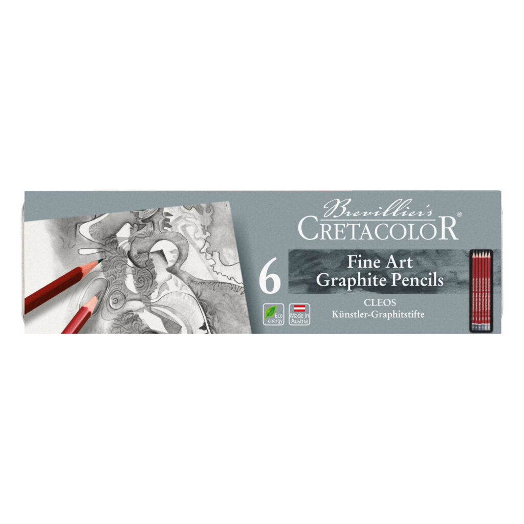 Cleos - Fine Art Graphite Set, 6 pieces - Cretacolor