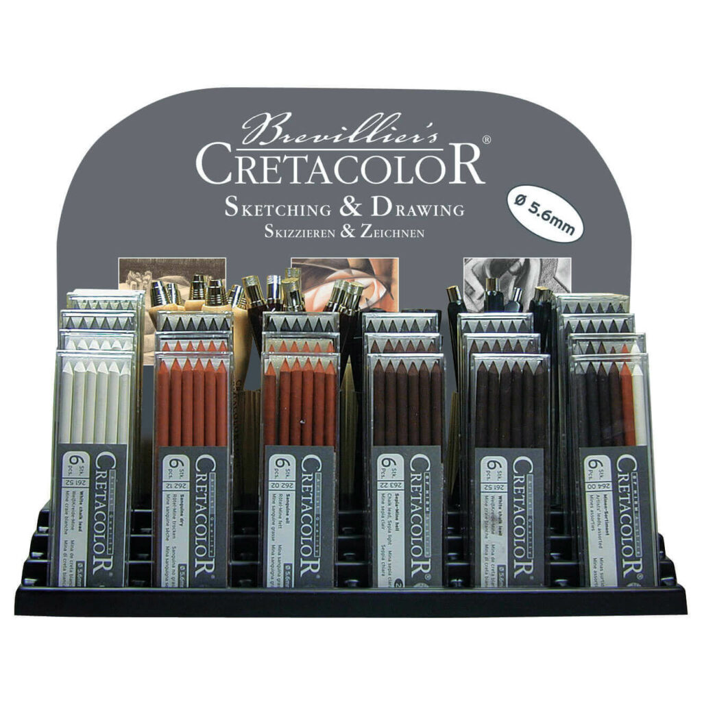 Artist refills display - Cretacolor