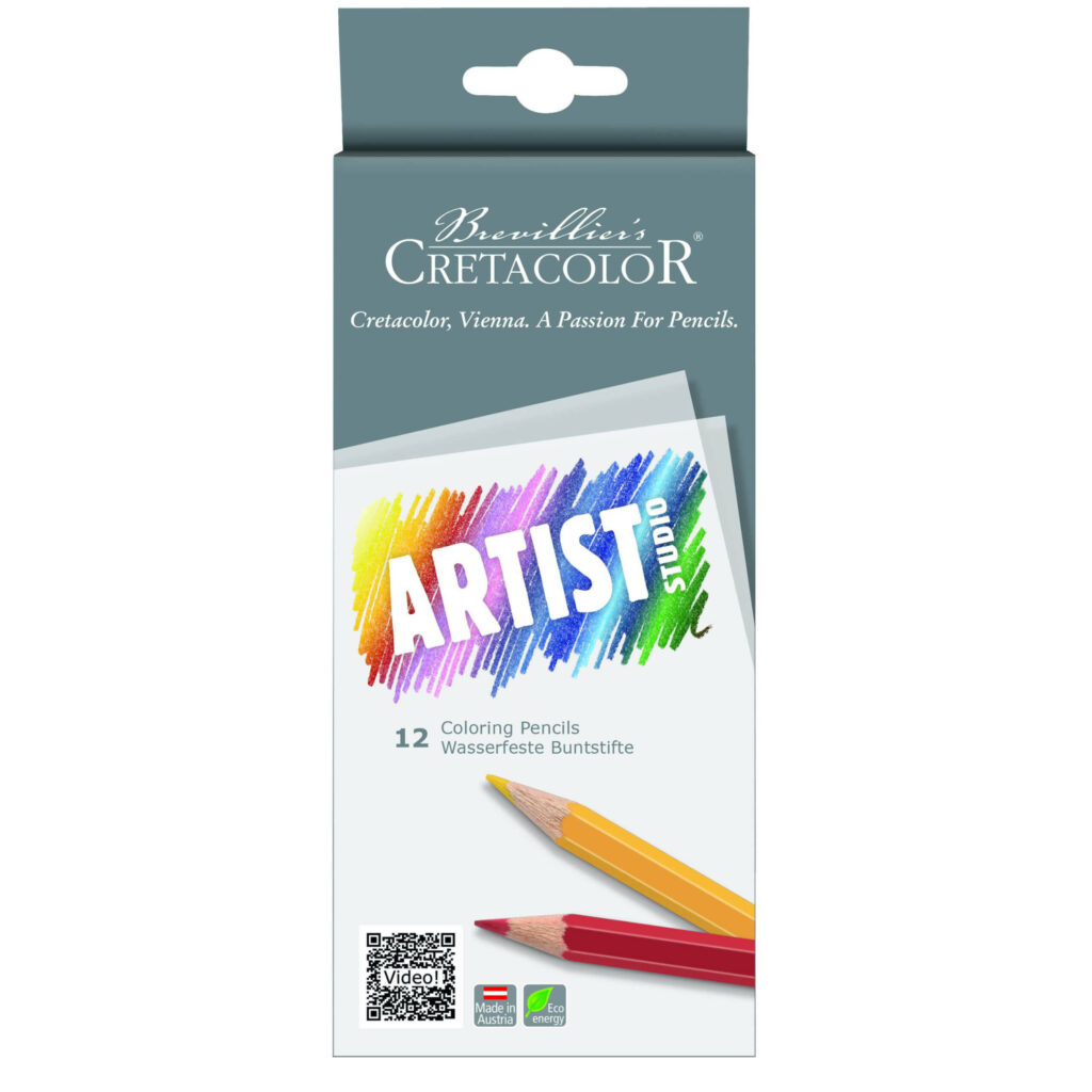 Artist Studio crayons, 12s - permanent - Cretacolor
