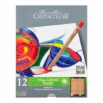 MegaColor - Colored pencils, 12 colors - Cretacolor