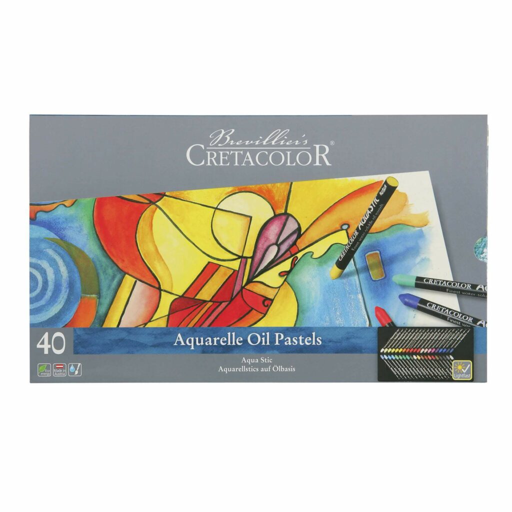 Aqua Stic, oil-based watercolor crayons - Cretacolor