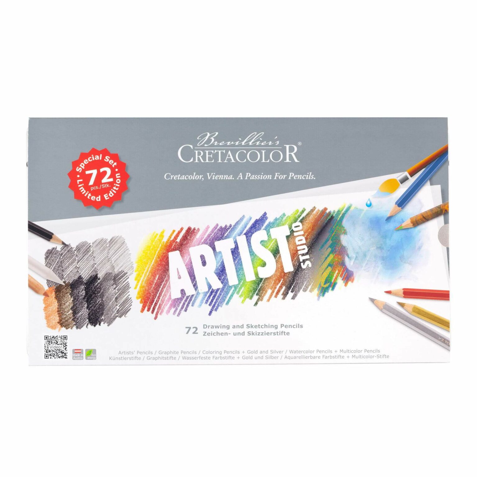 Artist Studio Set, 72 pieces - Cretacolor